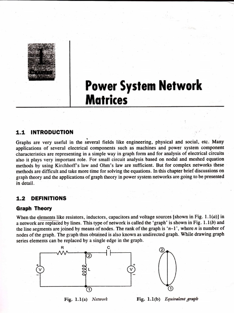 Network Matrices | PDF | Graph Theory | Electrical Network