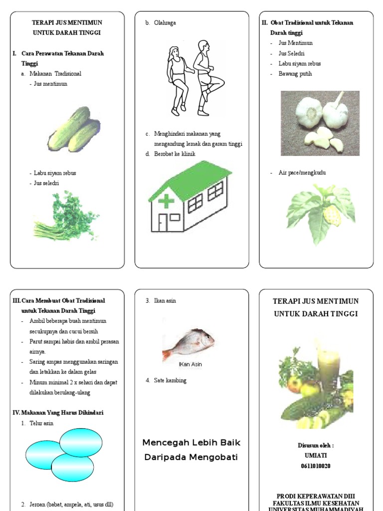 Leaflet Jus Mentimun | PDF