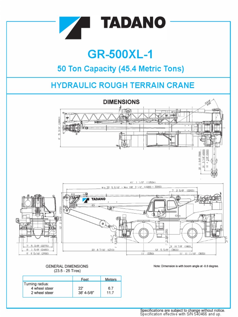 GR 500XL 1 Catalogue | PDF