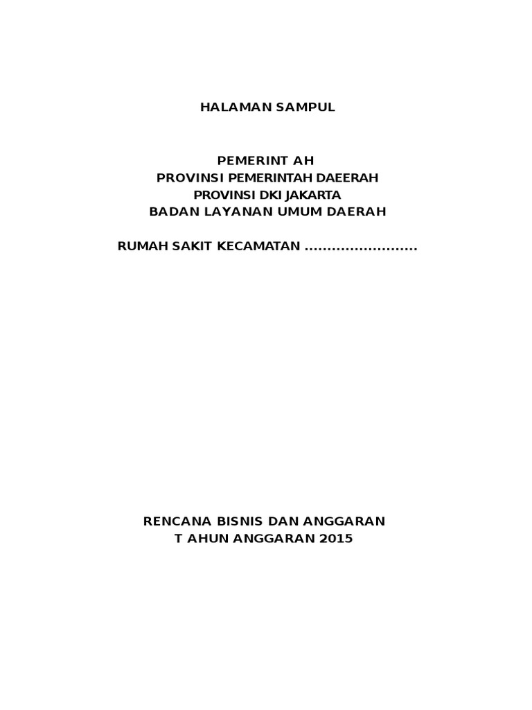 Format RBA RS Kec | PDF