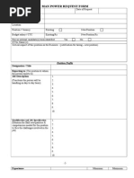 HR-MRF (Manpower Request Form) | PDF