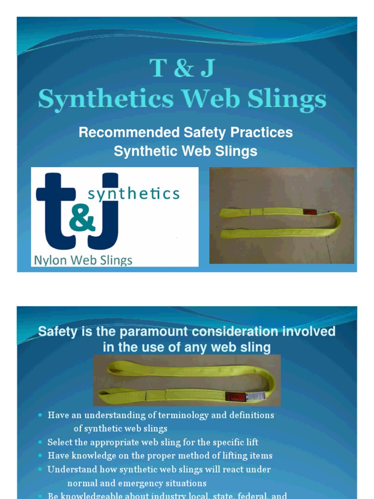 Synthetic Web Sling Inspection | Corrosion | World Wide Web
