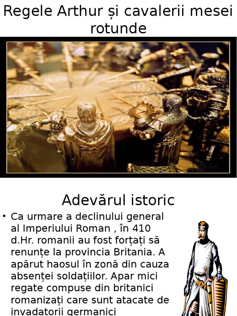 Regele Arthur Și Cavalerii Mesei Rotunde | PDF