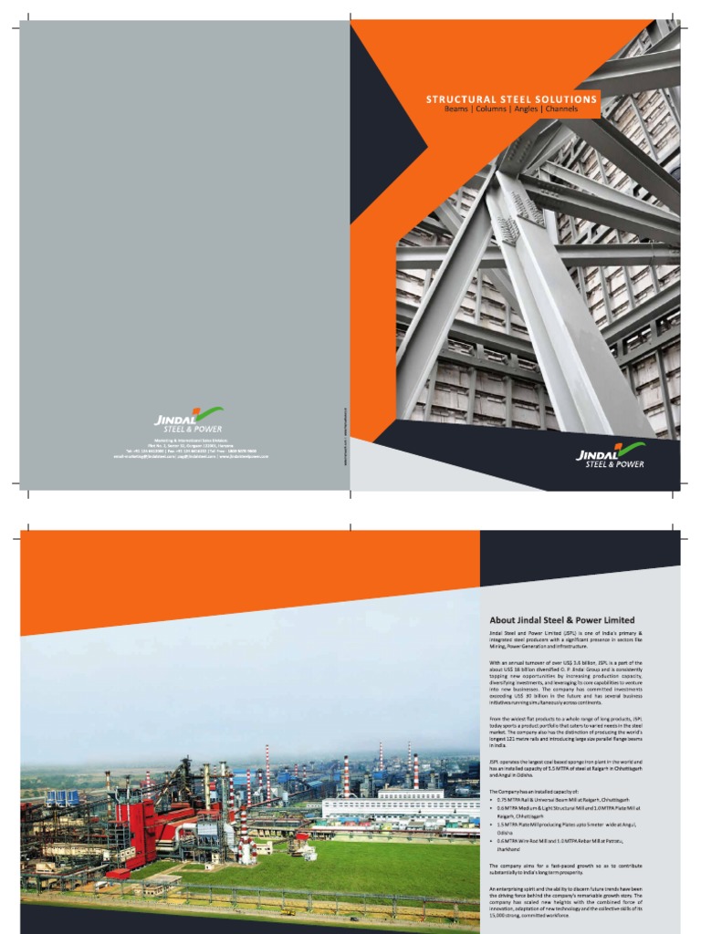 Structural - Brochure Jindal Steel | PDF