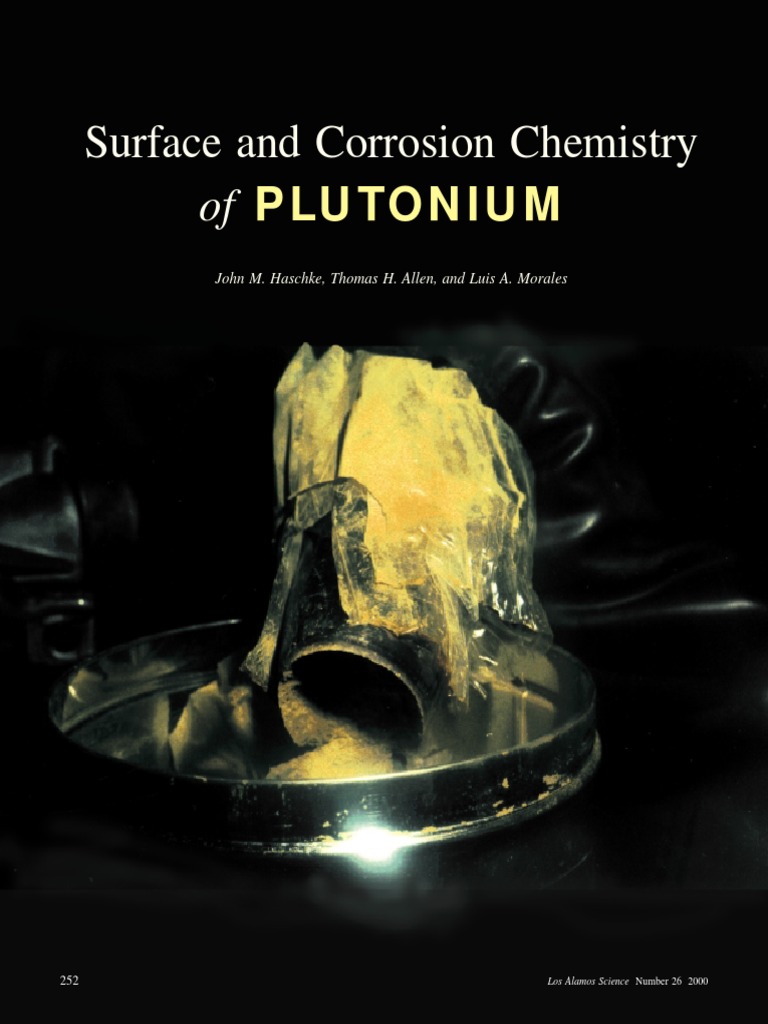 Plutonium Chemistry PDF | PDF | Reaction Rate | Oxide
