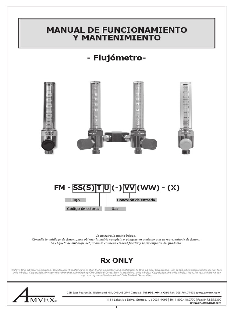 Manual Flujometro | PDF | Medición de flujo | Imagen de resonancia magnética