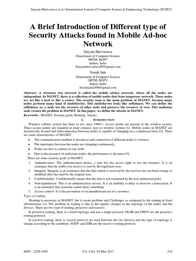 Cryptography Notes | PDF | Routing | Wireless Ad Hoc Network