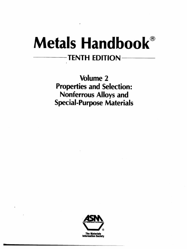 Metal Handbook Vol 2 | PDF