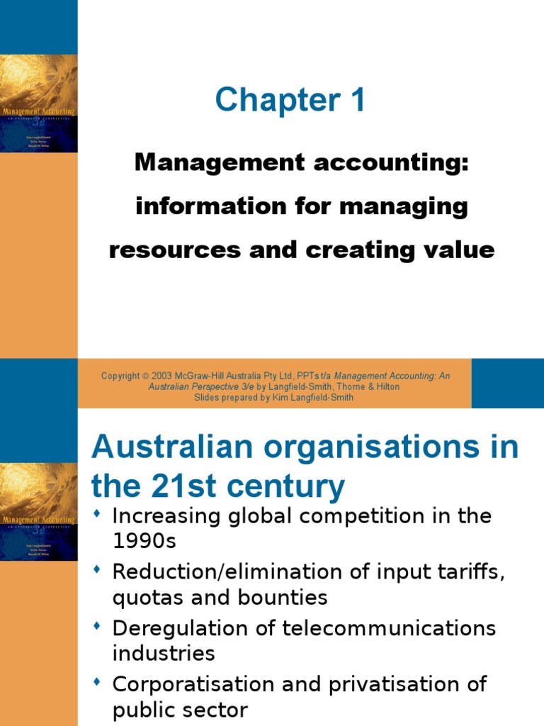 ch01 | PDF | Management Accounting | Strategic Management