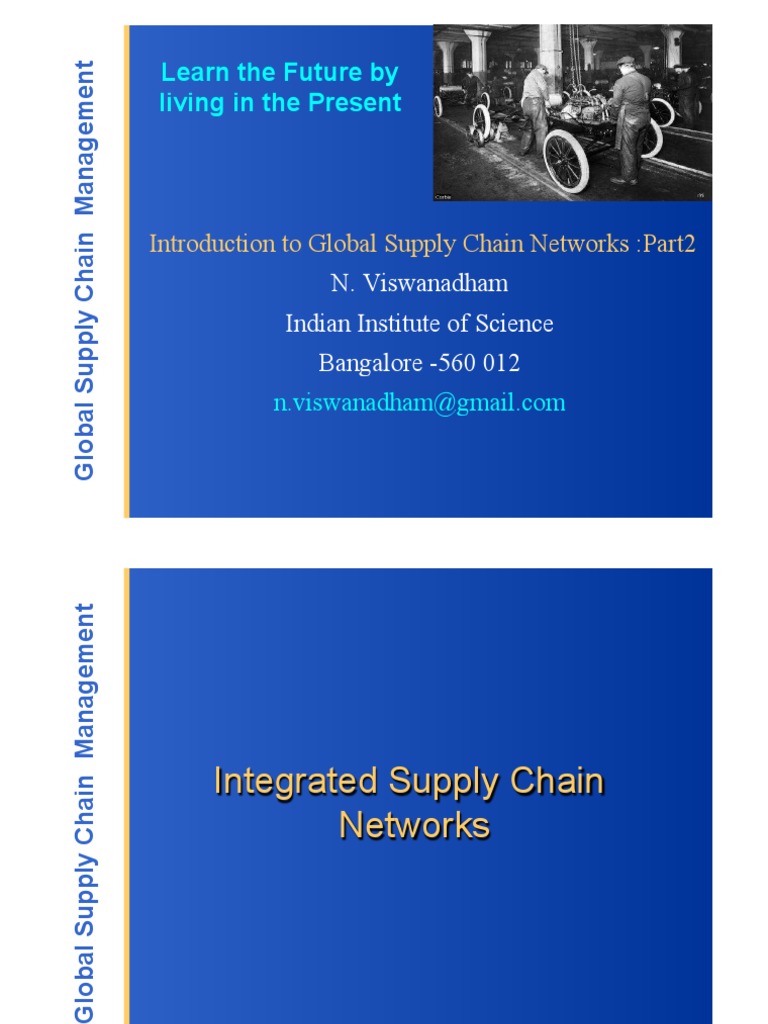 Global Supply Chain Pdf Supply Chain Management Logistics