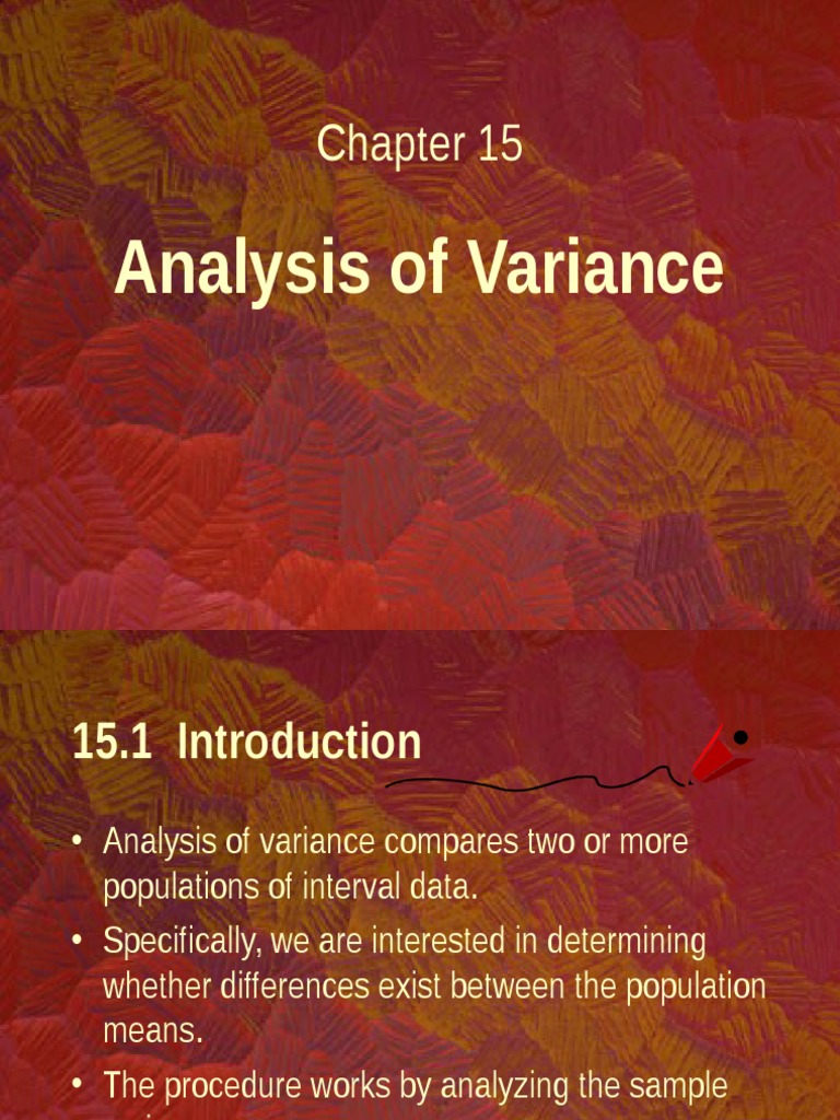 Analysis of Variance | PDF | Analysis Of Variance | Errors And Residuals