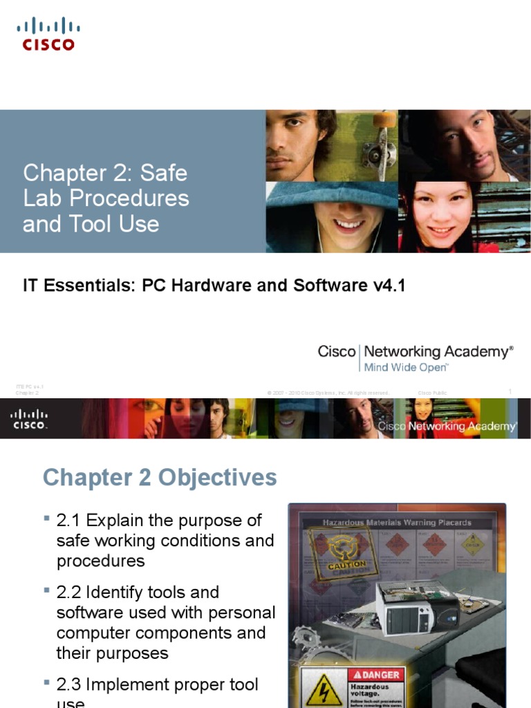 Chapter 2: Safe Lab Procedures and Tool Use: IT Essentials: PC Hardware ...