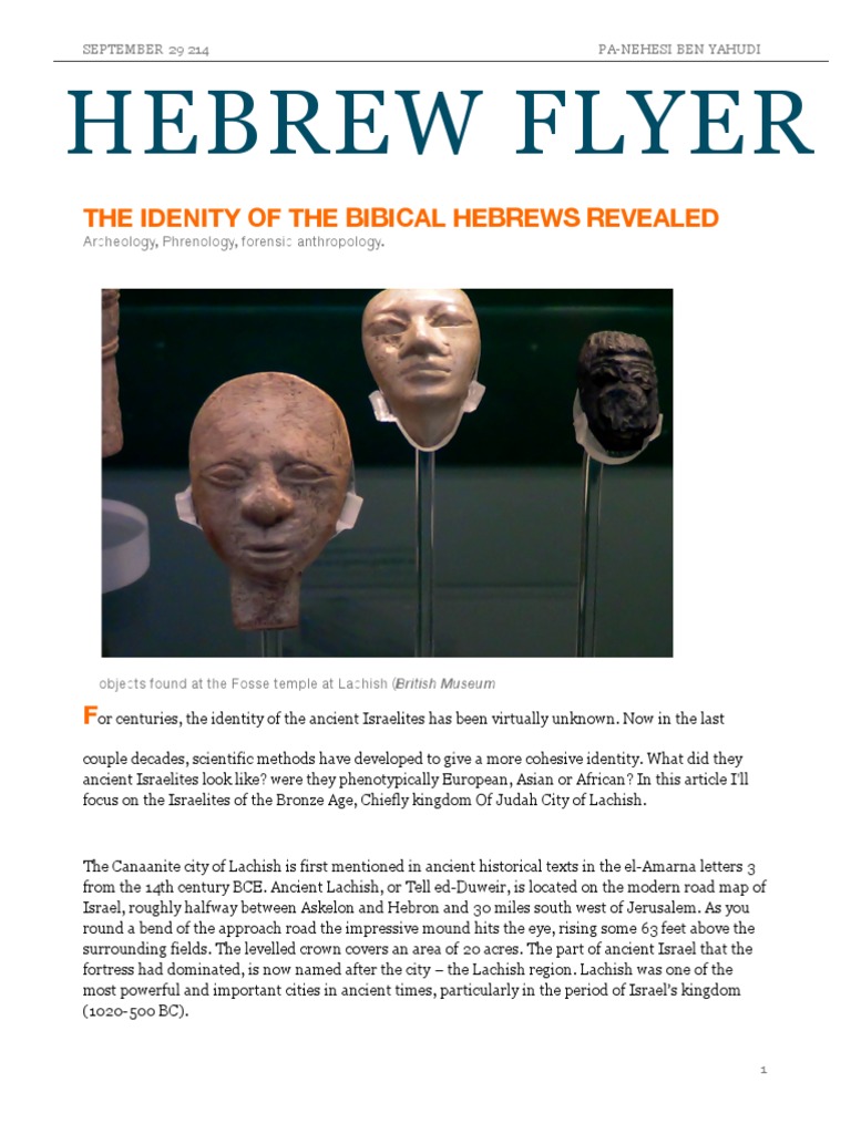 Identity of Biblical Hebrews Unveiled | PDF | Languages