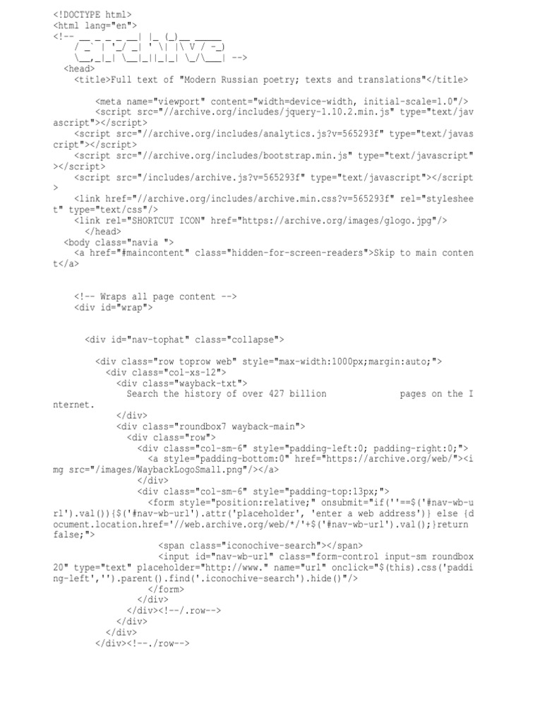 Modern Russian Poetry - Paul Selver | PDF | Poetry