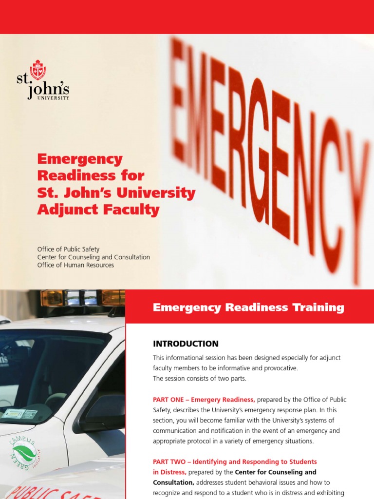 Emergency Readiness | PDF | Emergency Management | Emergency