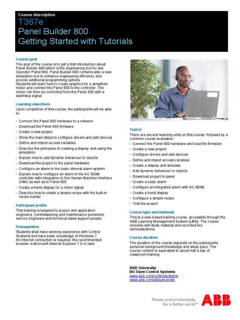 Panel Builder 800 Training Course | PDF | Simulation | Educational ...