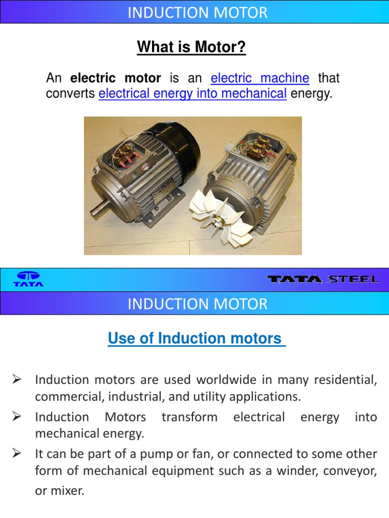 Induction Motor Basic | PDF | Electromagnetic Induction | Engines