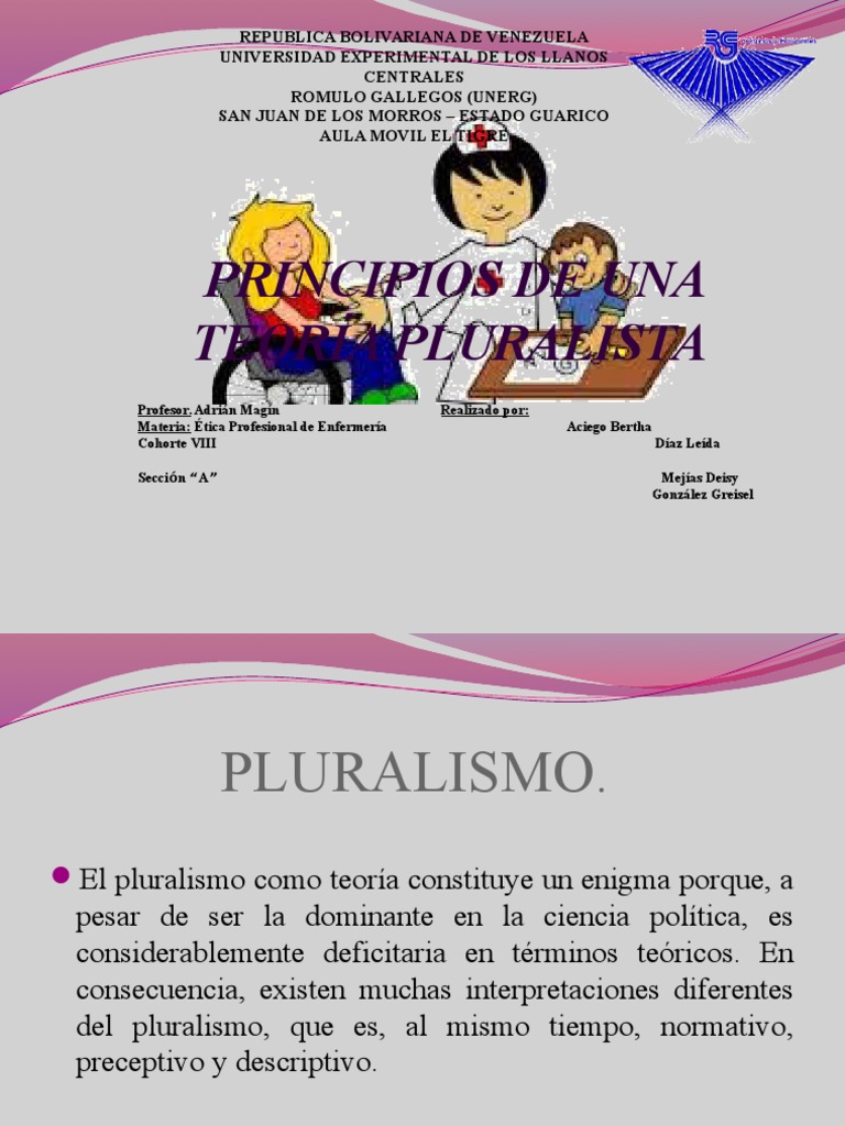 Diapositiva Del Pluralismo | Bioética | Comportamiento