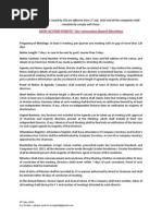 SS - 1 Secretarial Standard ON Meetings of The Board of Directors | PDF ...