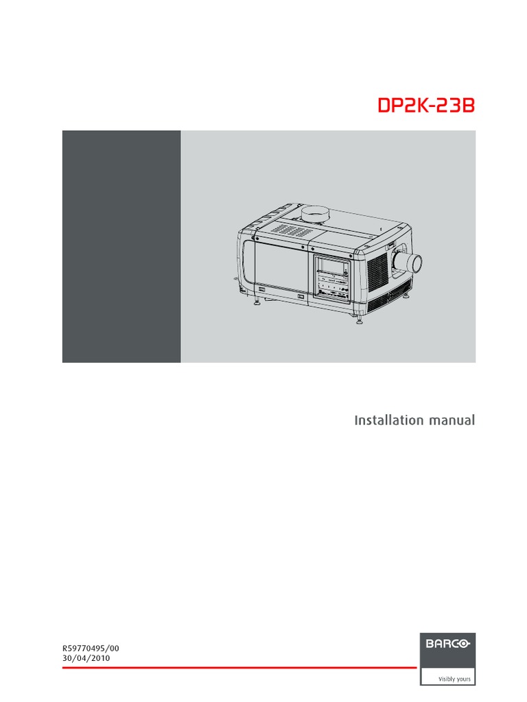 Barco DP2K-23B PDF | PDF | Ultraviolet | Electromagnetic Interference