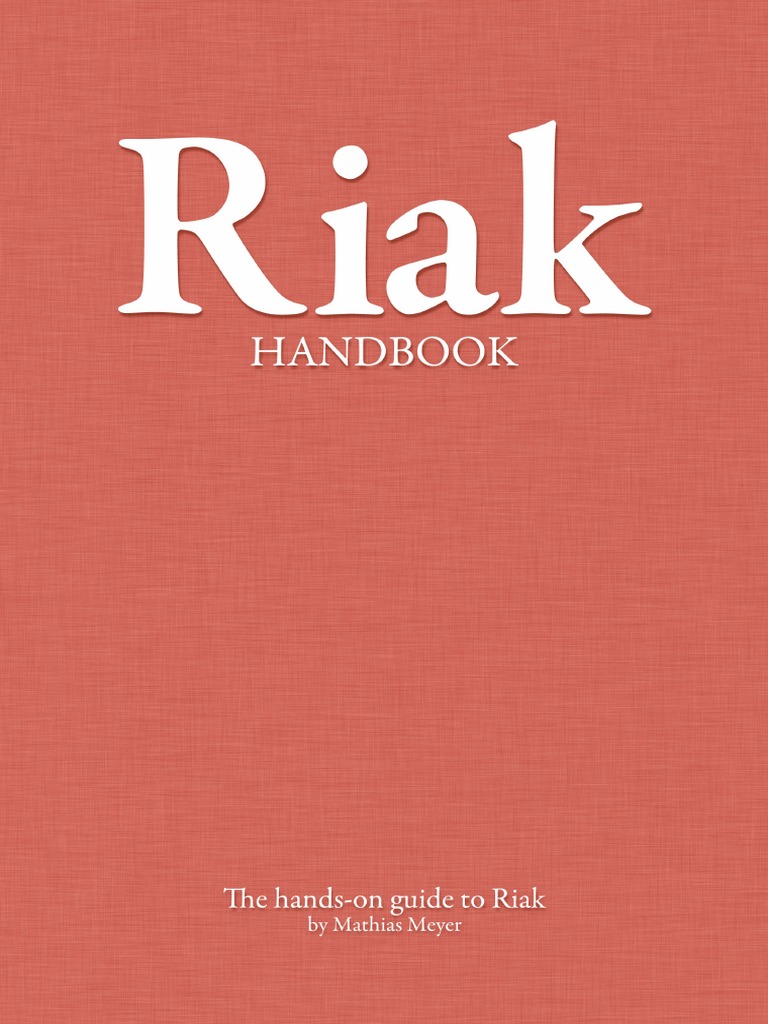 Riak Handbook | Download Free PDF | Map Reduce | Database Index