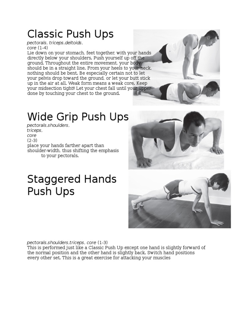 Classic Push UpsPush ups | Human Anatomy | Musculoskeletal System