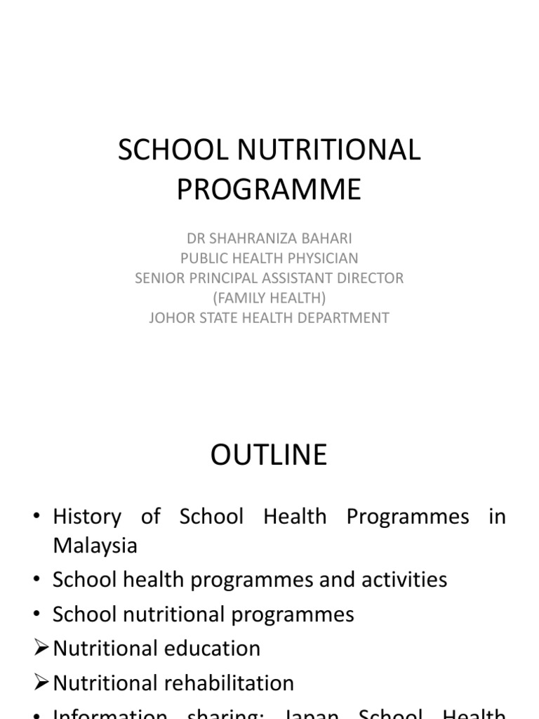 P5 School Nutritional Program | PDF | School Meal | Health Education