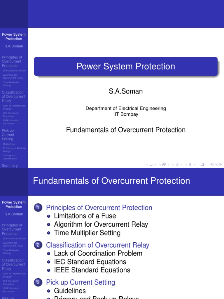 Fundamentals of Overcurrent Protection | PDF | Electric Power System ...