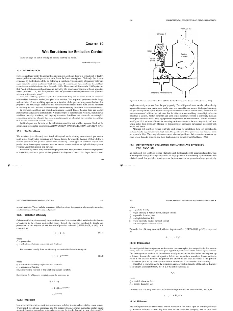 Scrubbers Design | PDF
