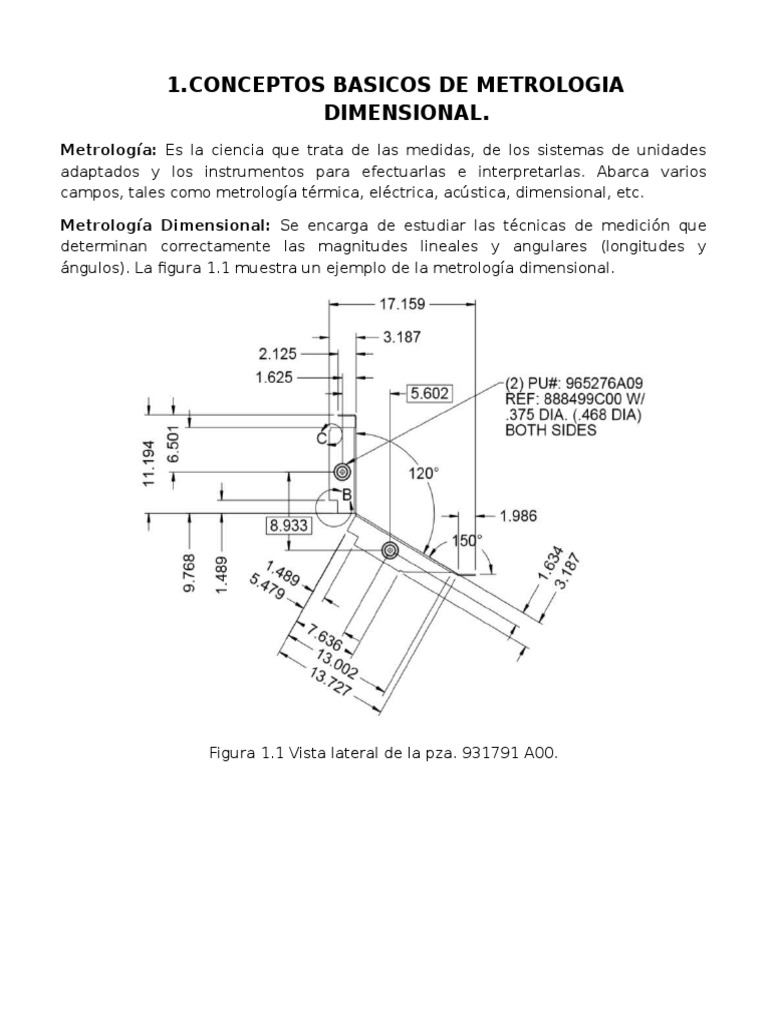Conseptos Basicos de Metrologia Dimensional | PDF | Unidades de medida ...
