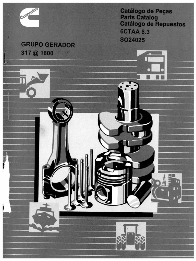Catálogo de Peças Do Motor Cummins C PDF | PDF