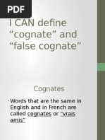 300 French Cognates | PDF