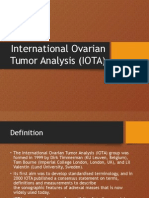 IOTA Ovarian Pathology Guide | PDF | Ovarian Cancer | Neoplasms