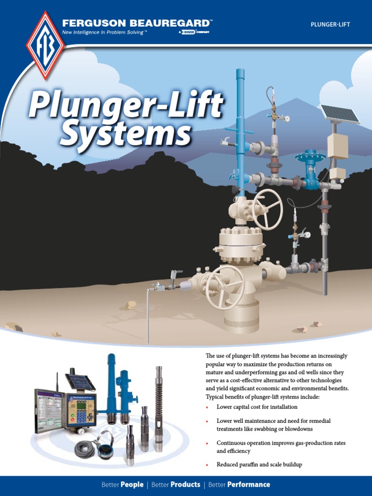 Plunger Lift Brochure | PDF | Oil Well | Chemistry