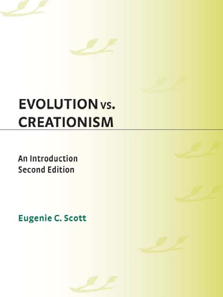 Evolution vs. Creationism | PDF | Creationism | Intelligent Design