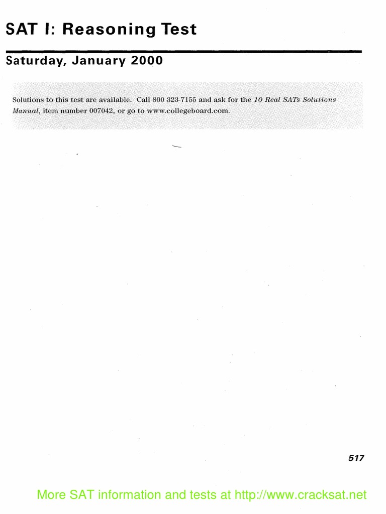 SAT Practice Test Subject | PDF | Taxonomy (Biology) | Species