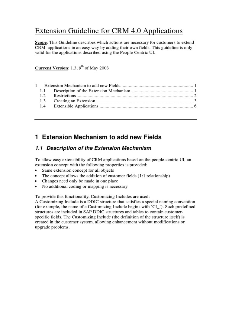 Crm40 Extension Cookbook Pdf Customer Relationship Management Databases