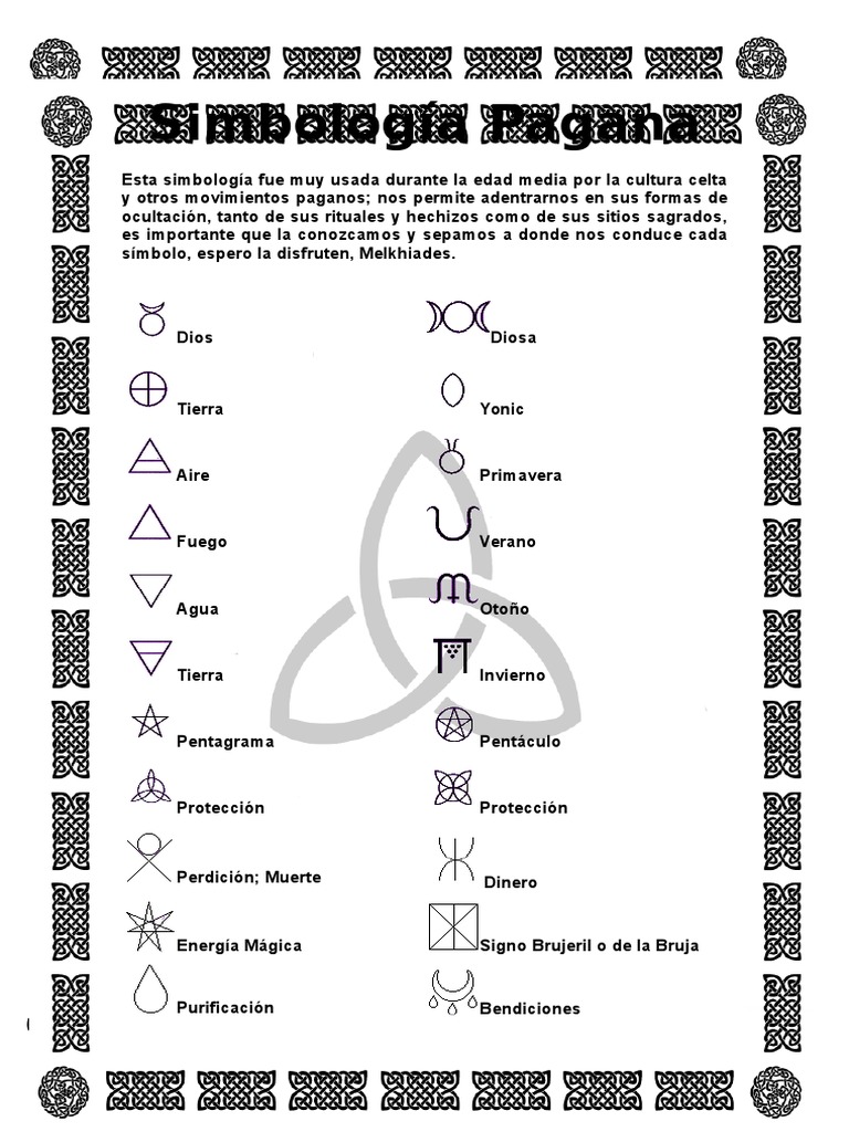 Simbología y Significado Pagano | PDF | Filosofía