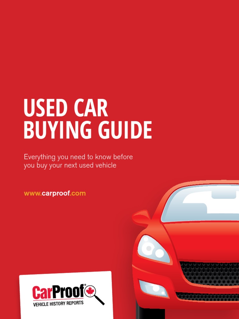 Carproof Used Car Buying Guide | PDF | Law | Technology & Engineering