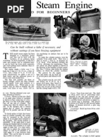 Simple Marine Steam Engine Plans | PDF | Piston | Cylinder (Engine)