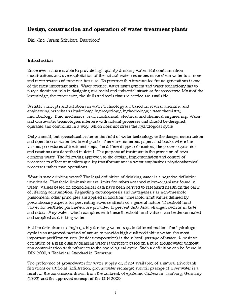 Water PDF | PDF | Water Purification | Water