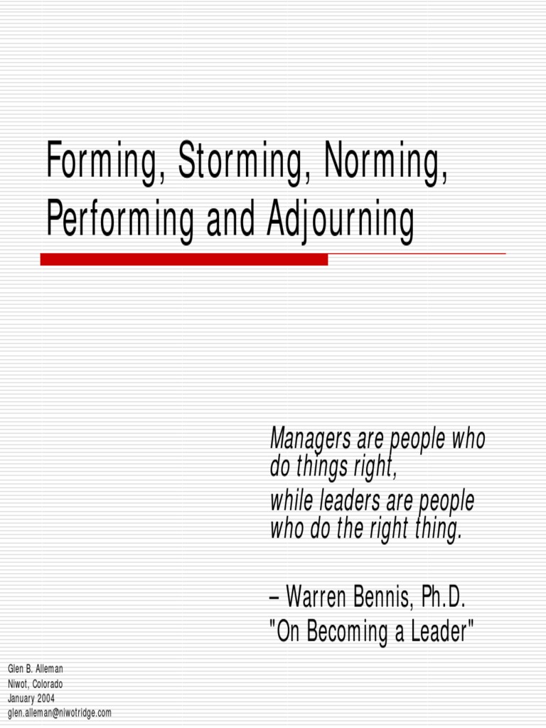 Team Development Stages Explained | PDF