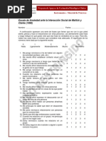 Test SIAS Escala de Ansiedad en La Interacción Social | PDF | Trastorno ...