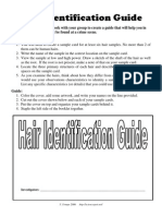 Hair Scale Patterns Lab Guide | PDF | Home & Garden