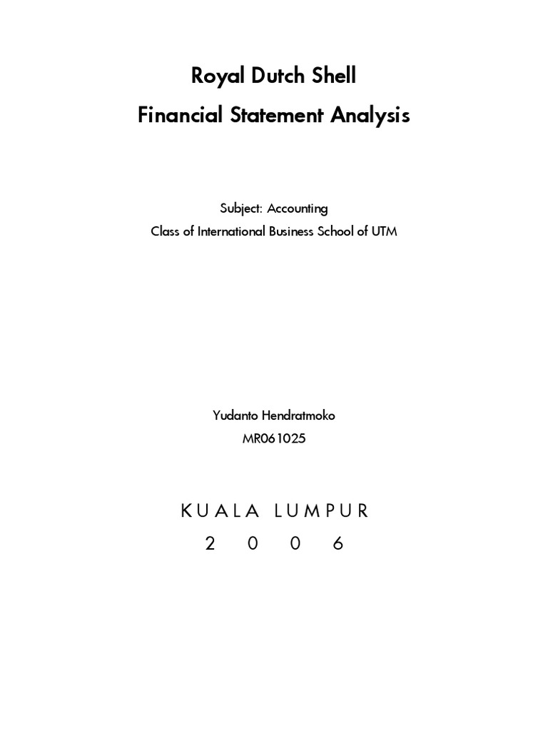 Royal Dutch Shell | PDF | Price Of Oil | International Financial ...