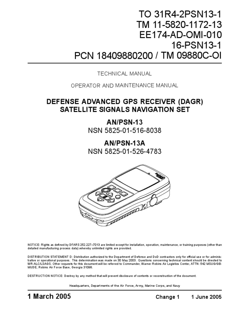 DAGR Manual | United States Department Of Defense