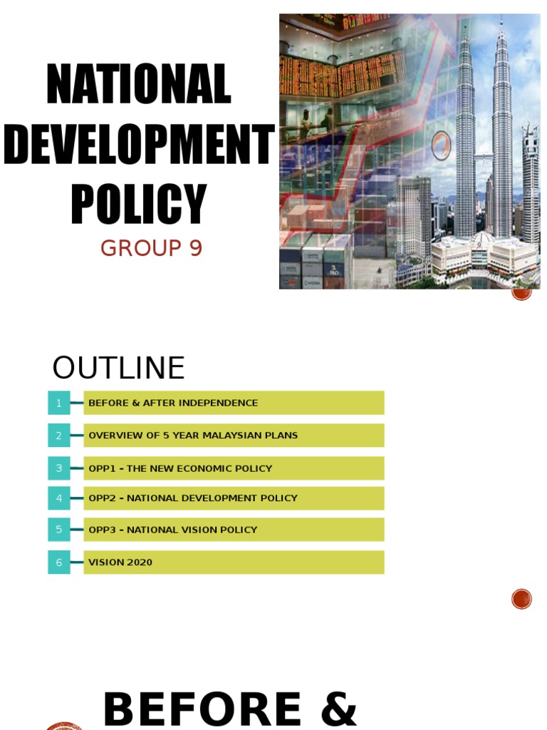 National Development Policy in Economic | PDF | Malaysia | Poverty