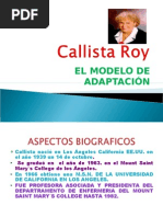 Modelo de Adaptación Callista Roy | PDF | Adaptación | Enfermería