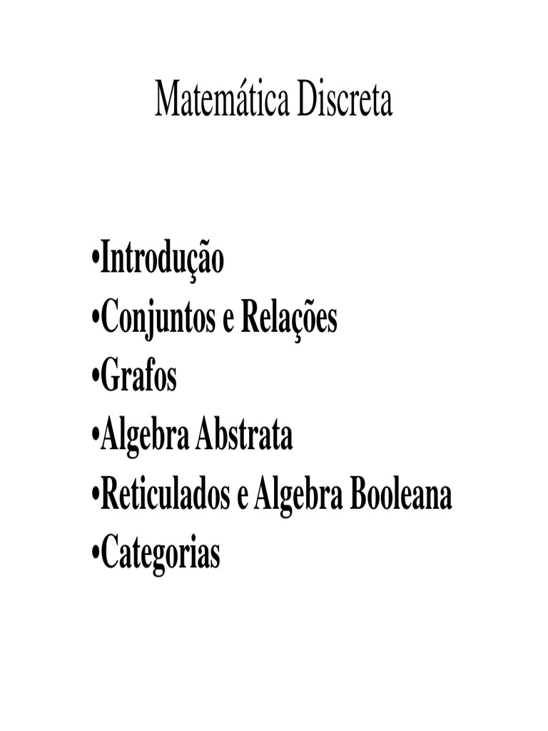 Introdução aos conceitos básicos de relações e grafos na Matemática ...