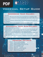 CenturyLink VoiceMail Users Guide | PDF | Voicemail | Telephony